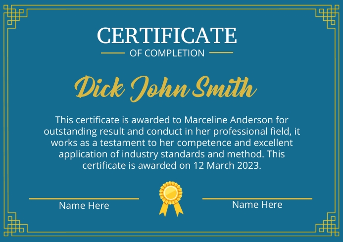 certificate of appreciation TEMPLATE | PosterMyWall