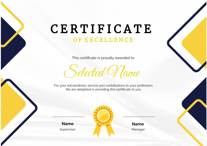 certificate of appreciation template | PosterMyWall
