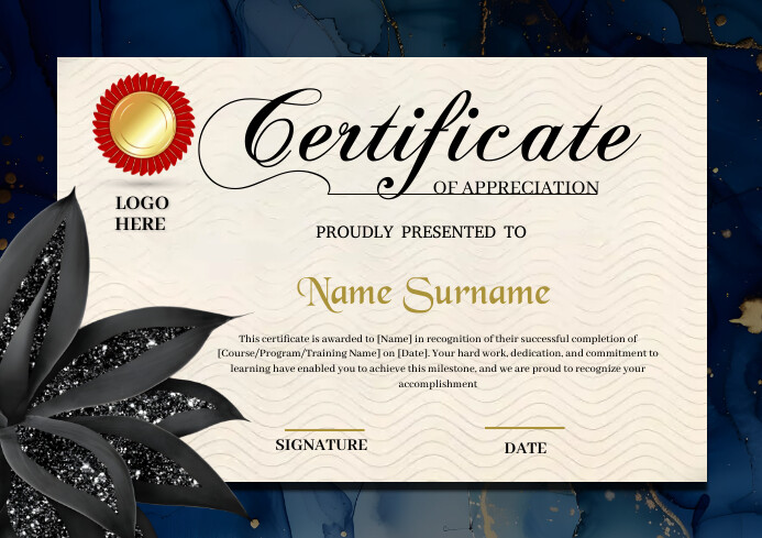 Certificate of award Template | PosterMyWall