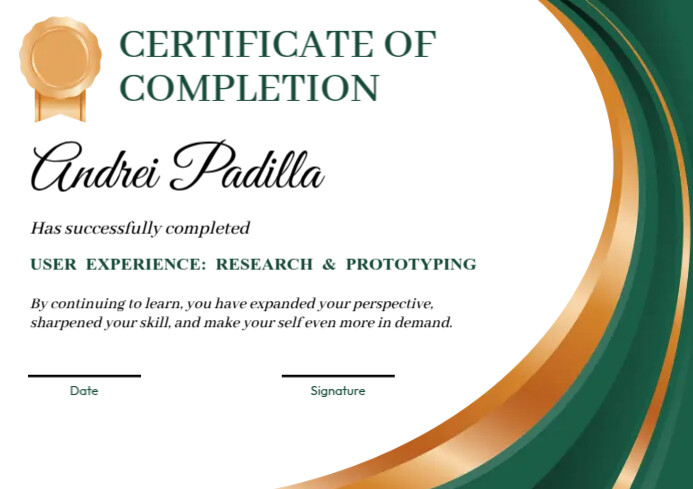 Copy of Certificate of Completion Ads | PosterMyWall