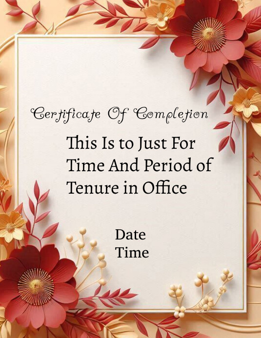Certificate of content Template | PosterMyWall