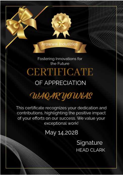 Copy of Certificate of deposit | PosterMyWall