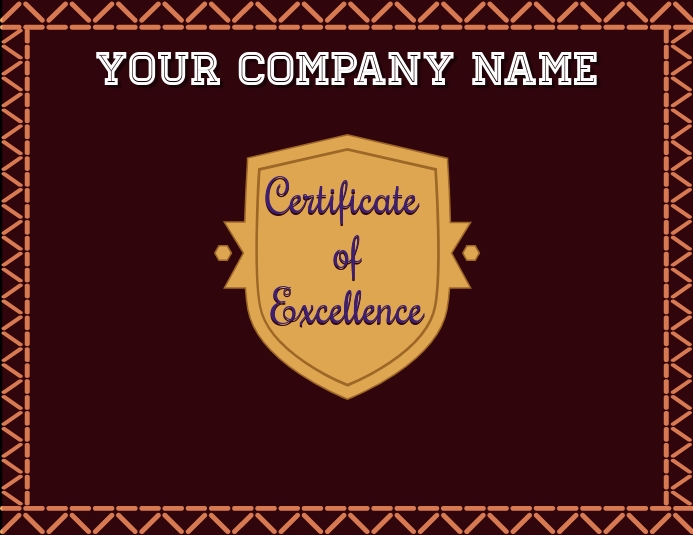 certificate of excellence Template | PosterMyWall