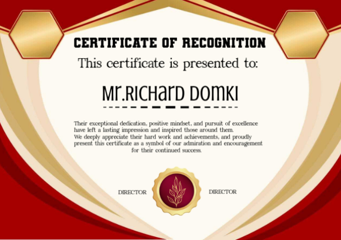Certificate of recognitions Template | PosterMyWall