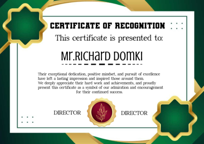 Certificate of recognitions Template | PosterMyWall