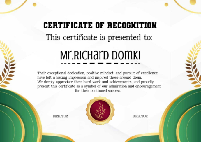 Certificate of recognitions Template | PosterMyWall