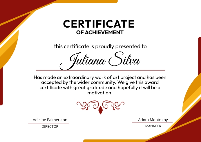 Copy of Certificate Template | PosterMyWall
