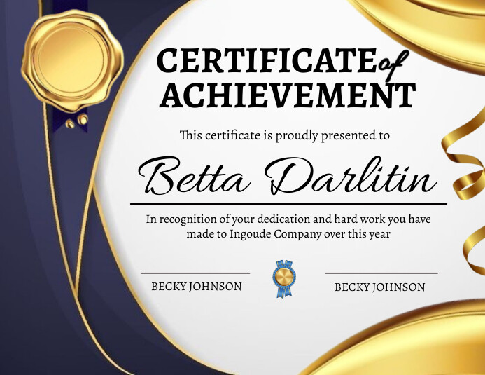 Certificate White Flyer (us Letter) Template | PosterMyWall