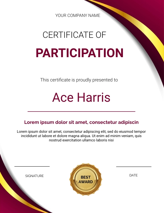 Copy of Certificates | PosterMyWall