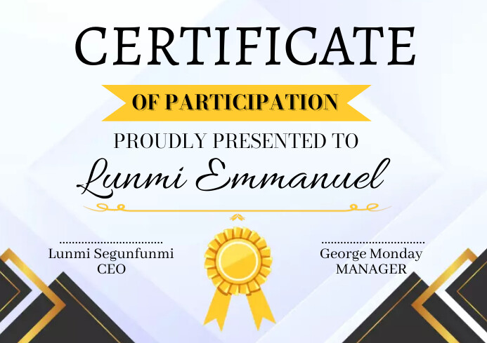 Plantilla de Certification | PosterMyWall