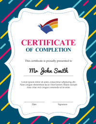 Certification of Completion Template | PosterMyWall