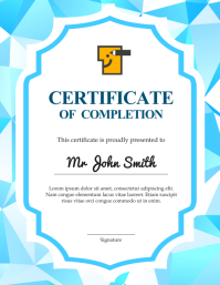 Certification of Completion Template | PosterMyWall