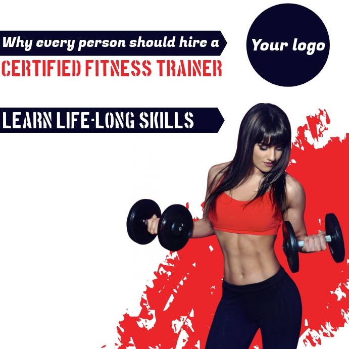 Certified fitness trainer Template | PosterMyWall