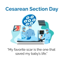 cesarean section day Template | PosterMyWall