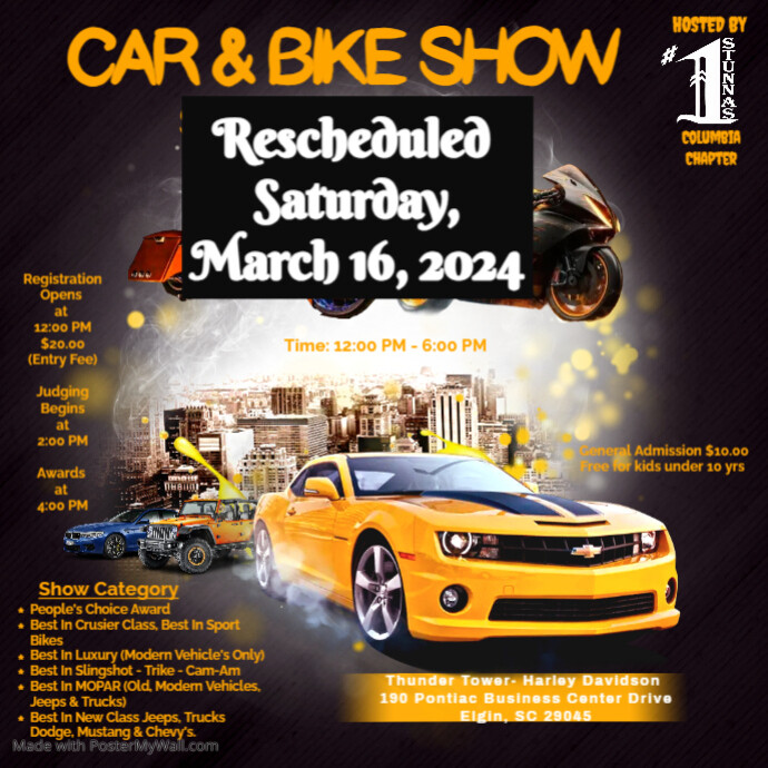 CAR & BIKE SHOW (1) | PosterMyWall