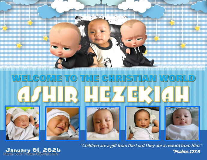 First Birthday Flyer ADS | PosterMyWall