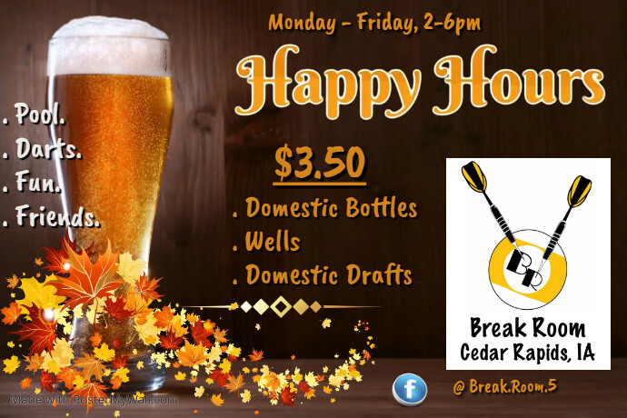 Happy Thanksgiving drinks | PosterMyWall