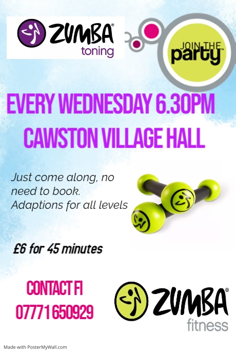 Copy of Zumba Fitness Poster | PosterMyWall