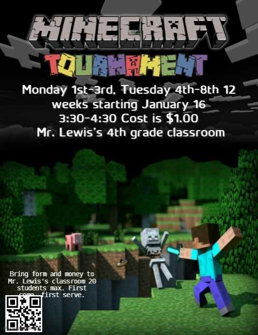 Copy of Minecraft Tournament | PosterMyWall
