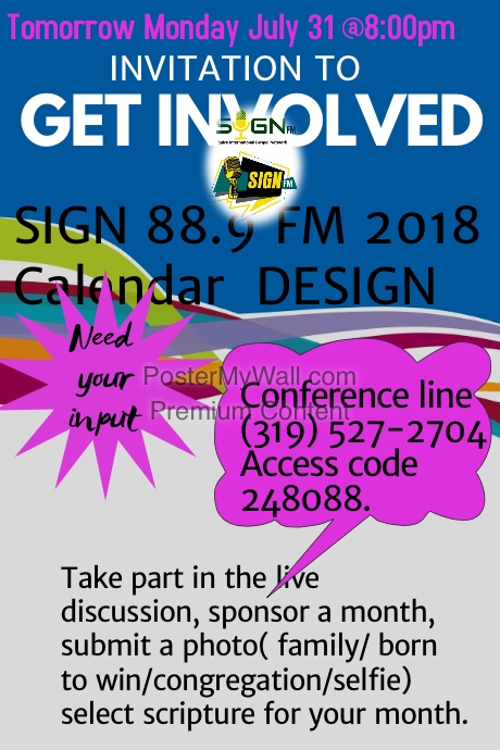 Copy of Get involved Poster | PosterMyWall