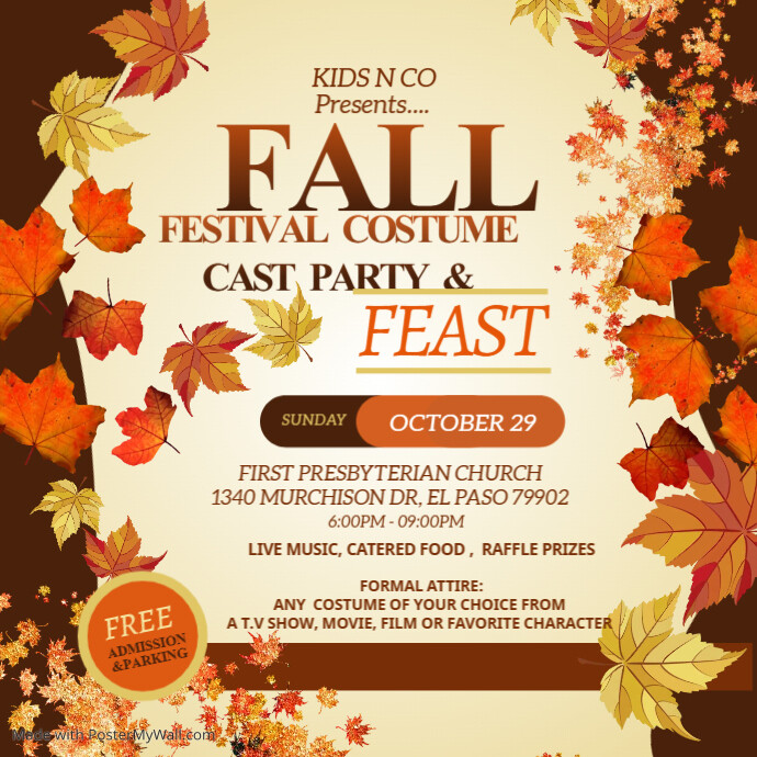 Fall Festival Instagram Post | PosterMyWall