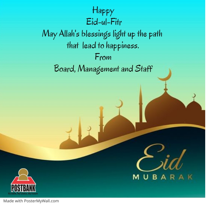 Eid -Postbank | PosterMyWall