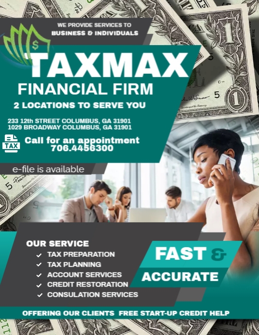 TAXMAX OFFICIAL FLYER | PosterMyWall