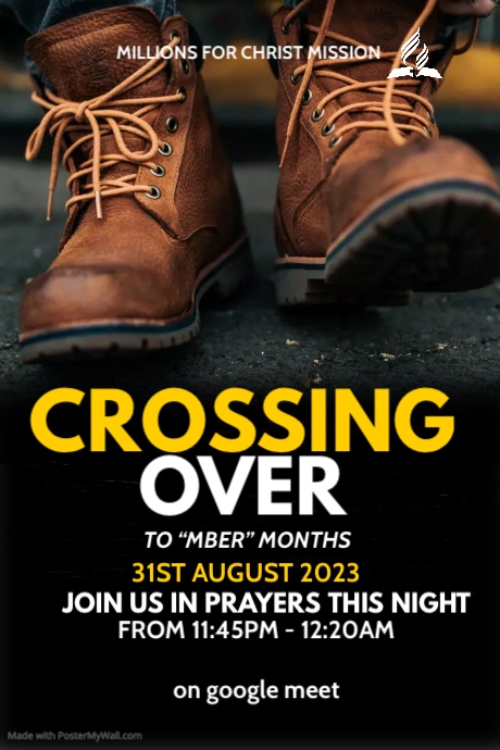 crossing over flyer template (3) | PosterMyWall