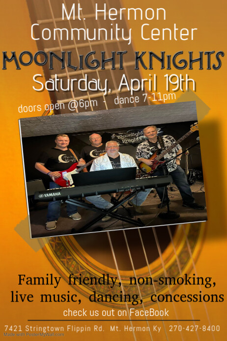 Copy of Country Music concert Guitar Concert Band Flyer template ...