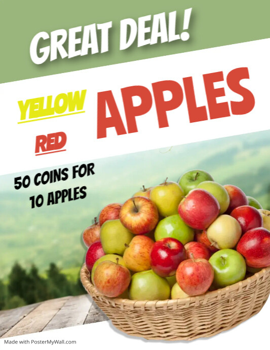 APPLE SALE | PosterMyWall