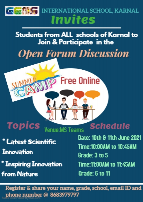 Copy of discussion flyer | PosterMyWall