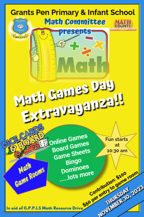 Math Games Day Extravaganza | PosterMyWall