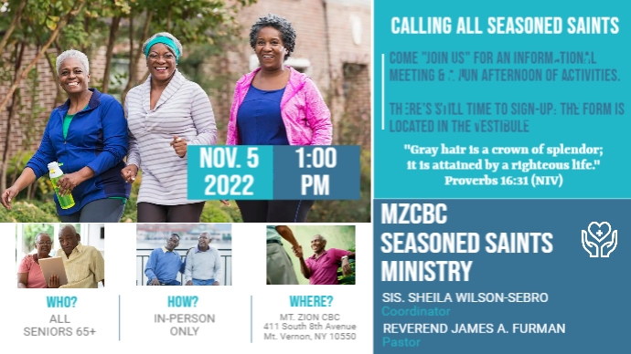 2022 MZCBC Seasoned Saints Ministry (1) | PosterMyWall
