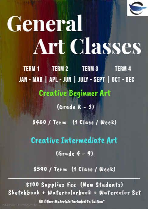 General Art Class Intermediate | PosterMyWall
