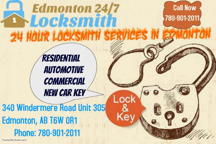 Edmonton 24 Hour Locksmith Services | PosterMyWall