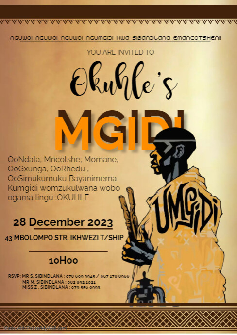 Kopie van MGIDI INVITE | PosterMyWall