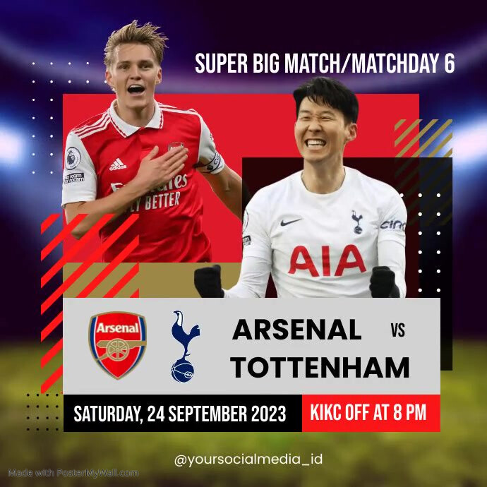 match day template | PosterMyWall