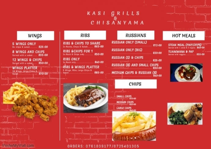 Copy of Copy of Menu Template | PosterMyWall