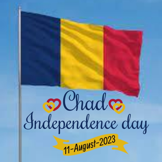 Plantilla de Chad independent day Instagram post | PosterMyWall