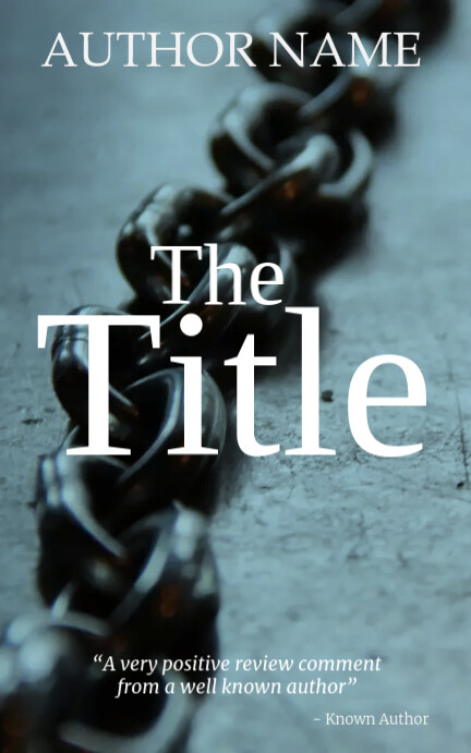 Chains Kindle book cover art template | PosterMyWall