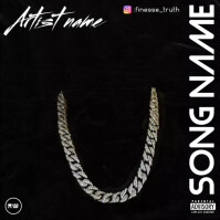 White Chain Jail Mixtape Album Cover Album Cover Template | PosterMyWall