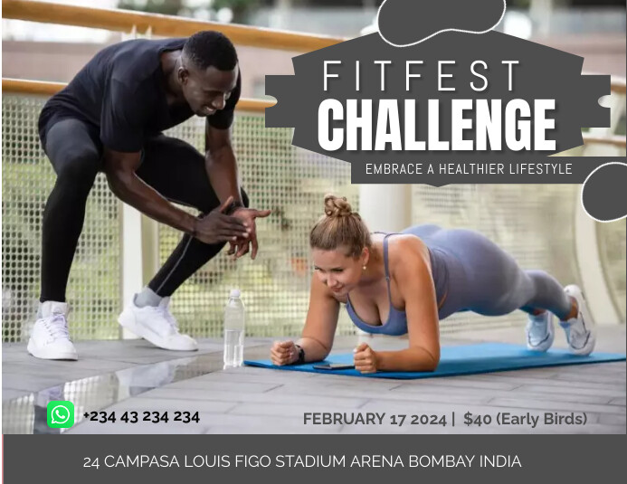 CHALLENGE Template | PosterMyWall