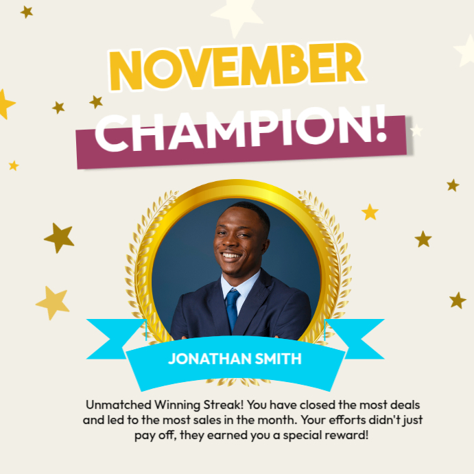 Champion poster Template | PosterMyWall