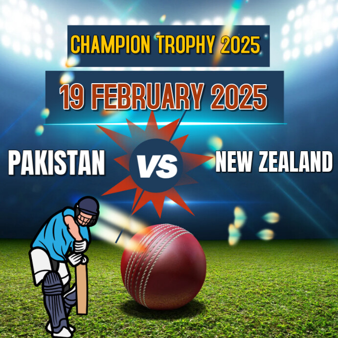 Champion trophy 2025 Template | PosterMyWall