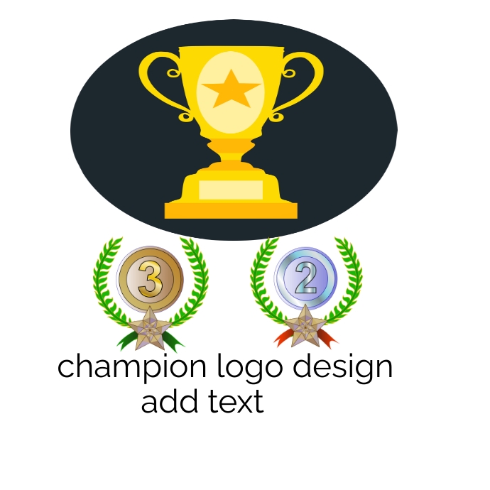 Copy of Champion trophy designs template. | PosterMyWall