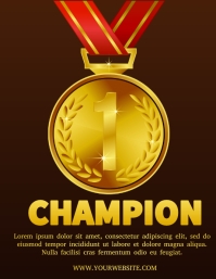Champion Winner Template | PosterMyWall