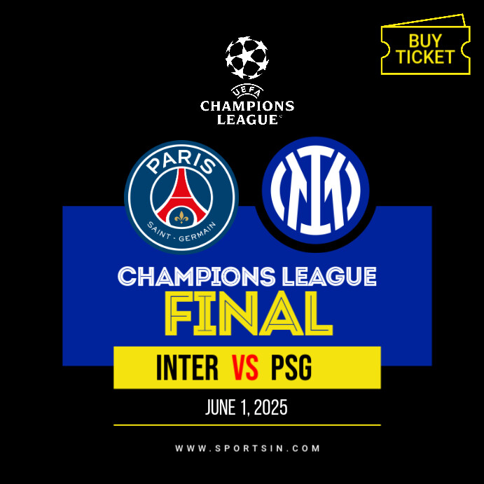 Copy of Champions League Final Template | PosterMyWall