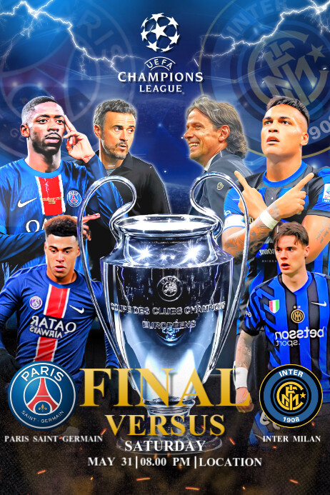 Copia de Champions league flyer | PosterMyWall