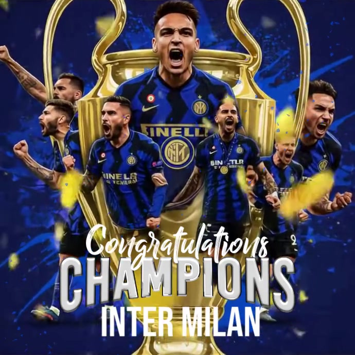 Champions League Winner 2025 Template | PosterMyWall