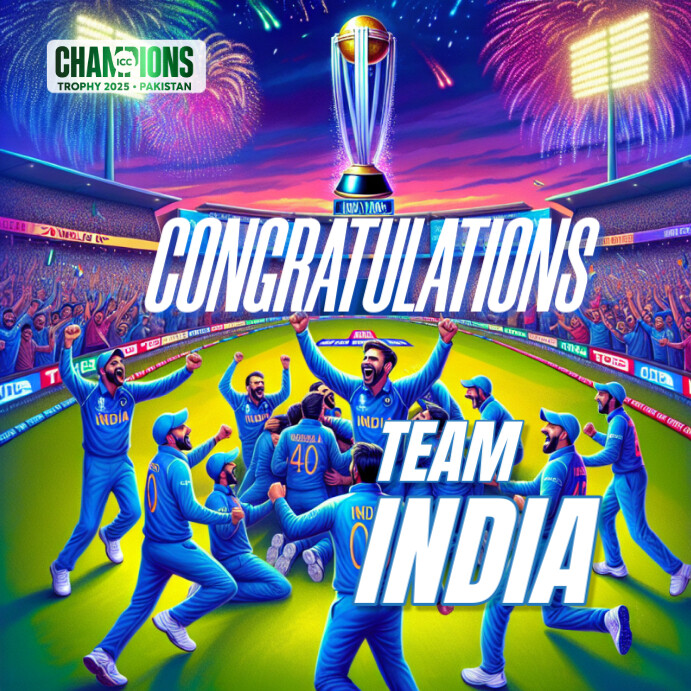 Copy of Champions Trophy | PosterMyWall